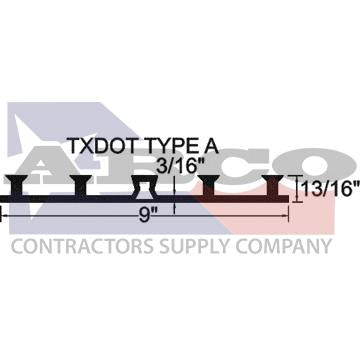 TXDOT Base Seal Type A 9" Waterstop - Sold by the Foot – Arco ...