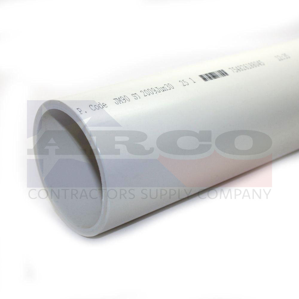 1-1/4" x 20' Schedule 40 PVC Pipe - Plain End – Arco Contractors Supply