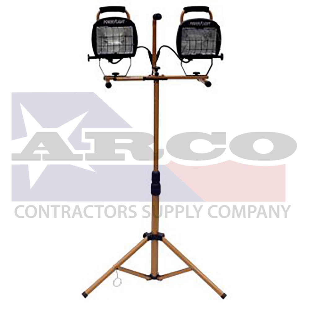 Double 1000 Watt Light W/Stand – Arco Contractors Supply